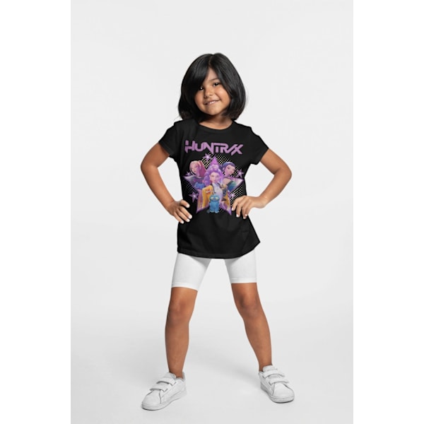 Huntrix Demon Hunters T-shirt – Svart Unisex K-Pop Stil | CDON