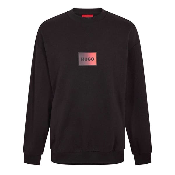 Hugo Herr Danotop Gradient Logo Ribbad Tröja | CDON