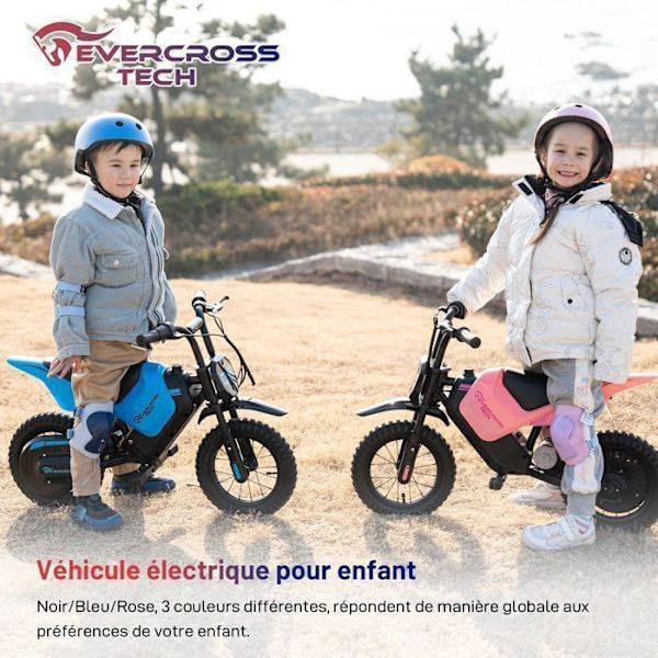 Barnens elcykel EVERCROSS TECH – 2 hastigheter, batteri 150W 5.2Ah ...