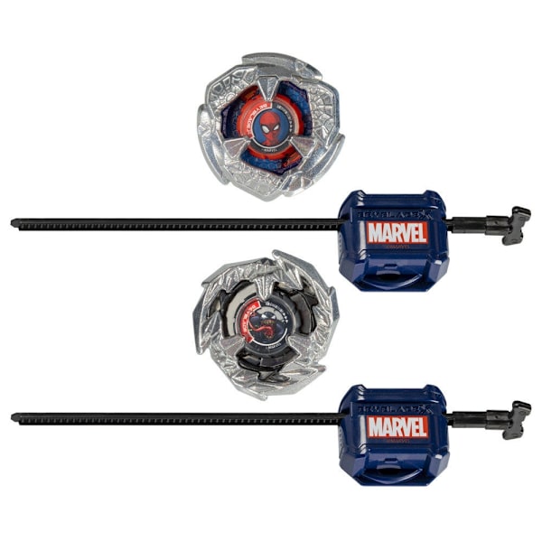 Beyblade-spillsett med Spider-Man og Venom-overdeler, 3-60F, 3-80N | CDON
