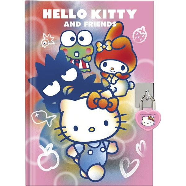 Hello Kitty Dagbok med Magic Pen och Topper Pen Set | CDON