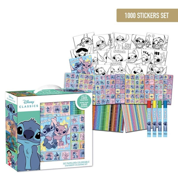 Stitch Stickers Set, 1000 bitar för att tillverka och dekorera | CDON