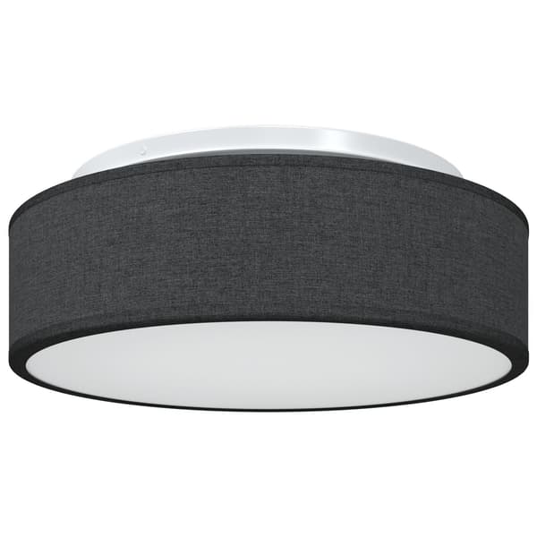 vidaXL Taklampe Svart 38 x 13.5 cm stoff | CDON