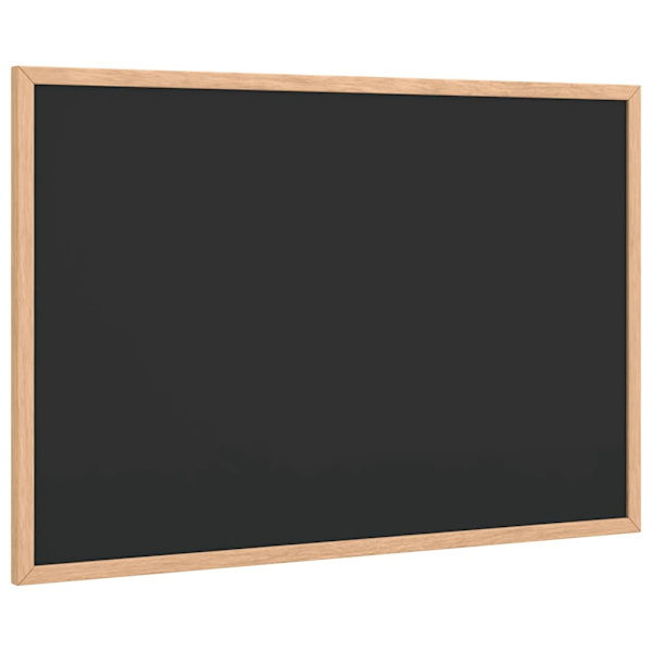 vidaXL Tavle med ramme i heltre furu svart 60x40 cm | CDON