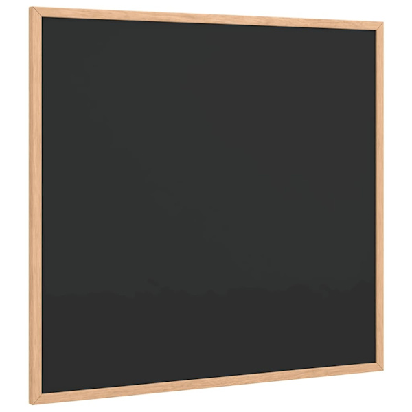 vidaXL Tavle med ramme i heltre furu svart 60x55 cm | CDON