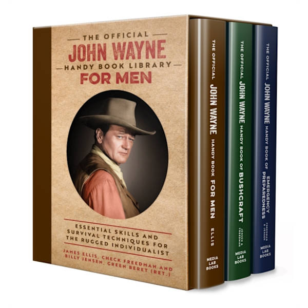 The Official John Wayne Handy Book Library for Men (Boxed Set) | CDON