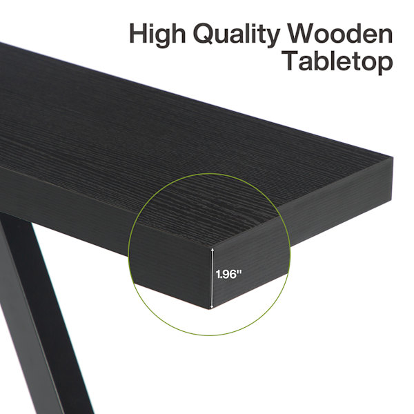 Tribesigns Konsolbord, 160 cm Soffbord, Modernt Träbord För Entrén ...