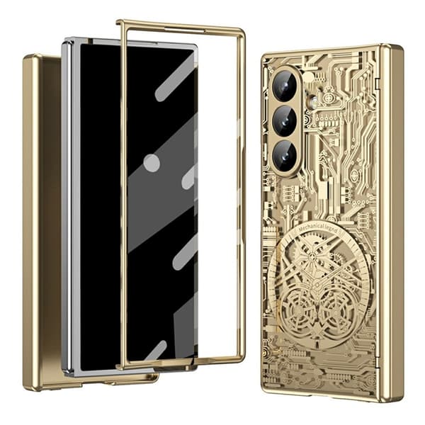 Galaxy Z Fold 7 Mobilskal Mechanical Legend Electroplating - Guld | CDON