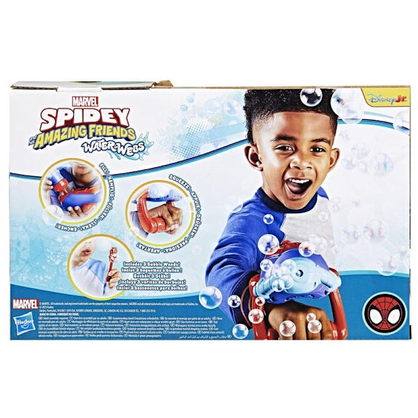 MARVEL Spidey And His Amazing Friends Water-Webs Bubble Slinger | CDON