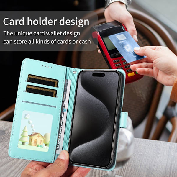 OnePlus 15 Plånboksfodral RFID Blocking Imprinted Dog Pattern | CDON