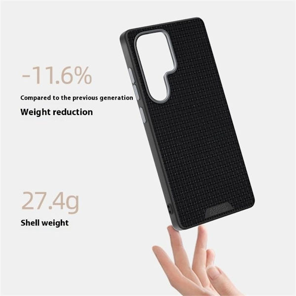 ABEEL Samsung Galaxy S25 Ultra Skal MagSafe Texturerad Kaffe | CDON