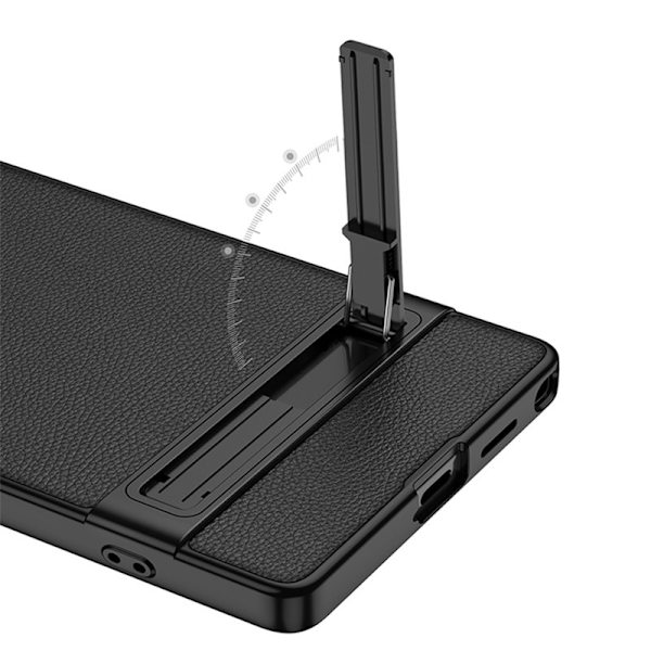 GKK Samsung Galaxy S26 Ultra Skal Slim Kickstand PC + PU - Titan Grå | CDON