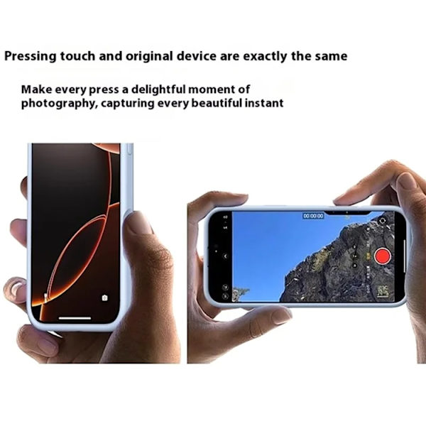 iPhone 17 Air Mobilskal MagSafe Ultra Thin Silicone - Cloud Blå | CDON