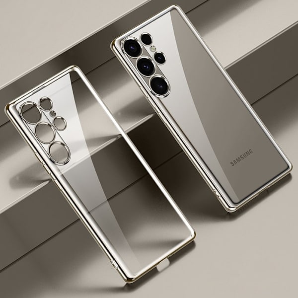 SULADA Galaxy S25 Ultra Skal Ultra Tunn TPU Klar Silver | CDON
