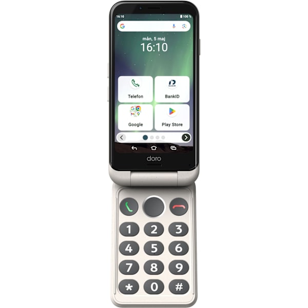Doro Smartphone A21 4G Aurora Button - Vit | CDON