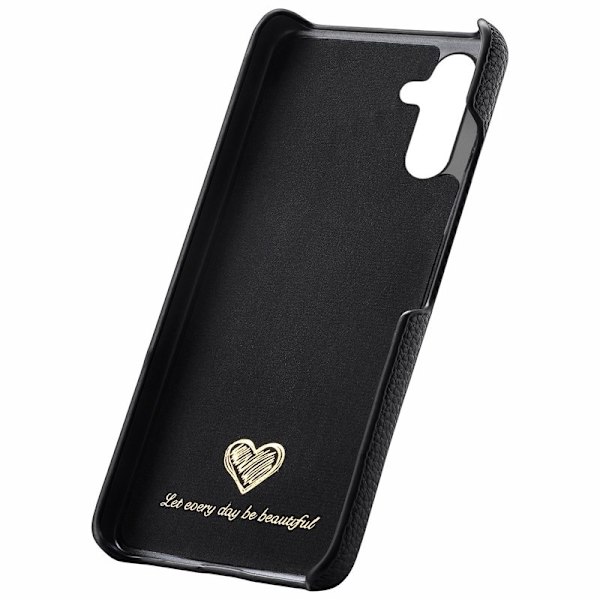 Y1 Samsung Galaxy A35 5G Skal Litchi Textur Konstläder - Svart | CDON