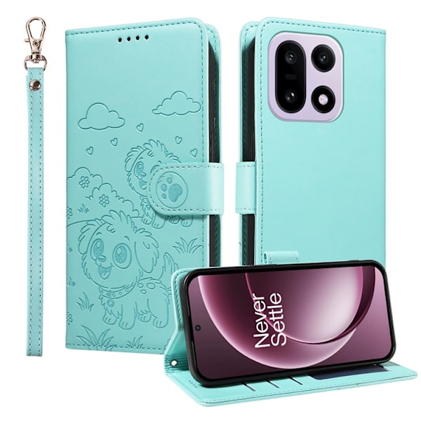 OnePlus 15 Plånboksfodral RFID Blocking Imprinted Dog Pattern | CDON