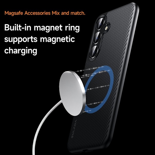 SULADA Galaxy S25 Gentleman Skal Kevlar Lila | CDON