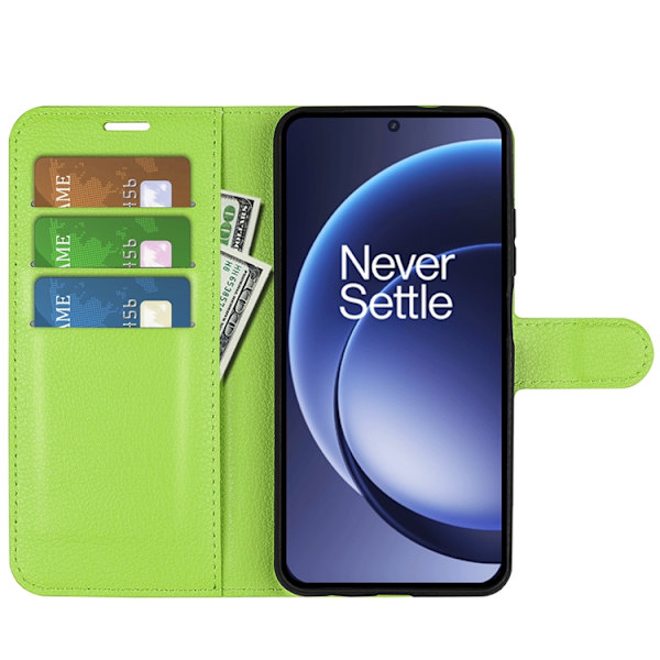OnePlus 15 5G Pung Etui Litchi Stødsikkert Læder | CDON