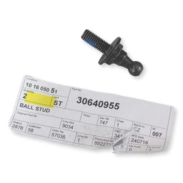 VOLVO V60 V90 XC40 XC60 XC90 bagageutrymme ställdon boll OE stift ...