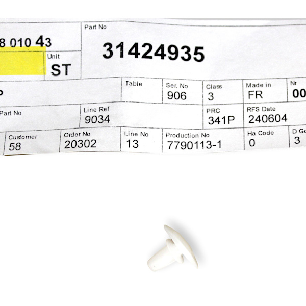 VOLVO S90 V90 V90CC II bageste pakning trim clip OE 31424935 | CDON