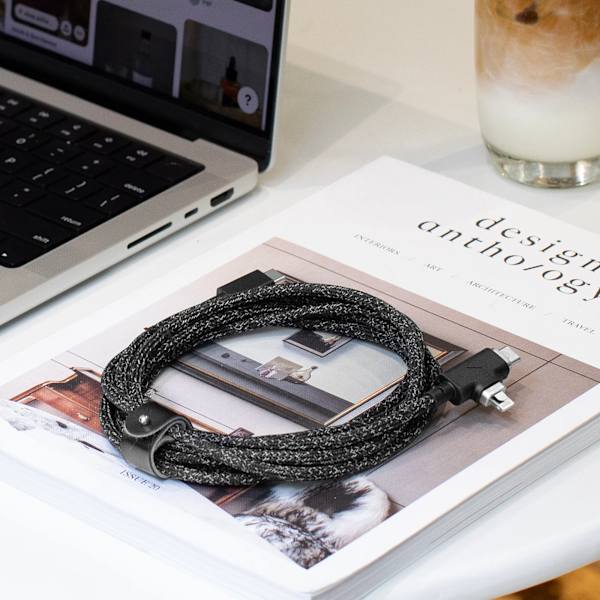 Native Union Belt Cable Duo Pro 240W - USB-C - USB-C / Lightning ...