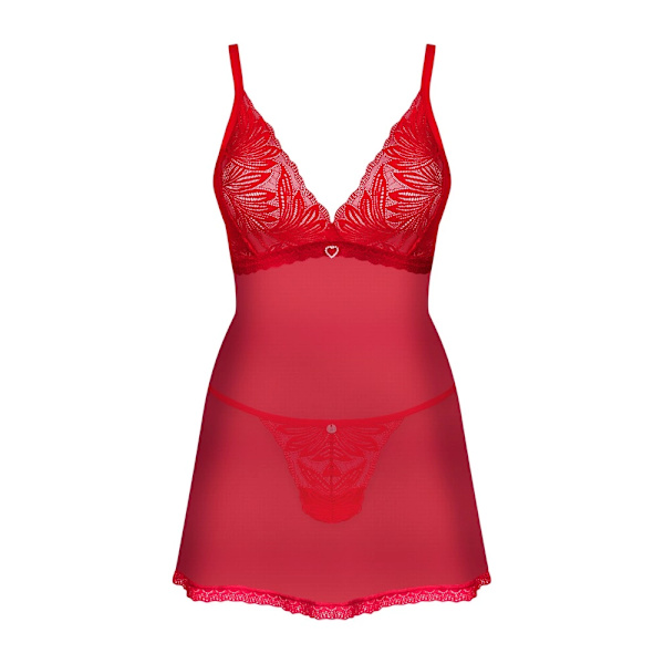 Obsessive Halvtransparent Spetsklänning och Thong Chilisa XSS | CDON