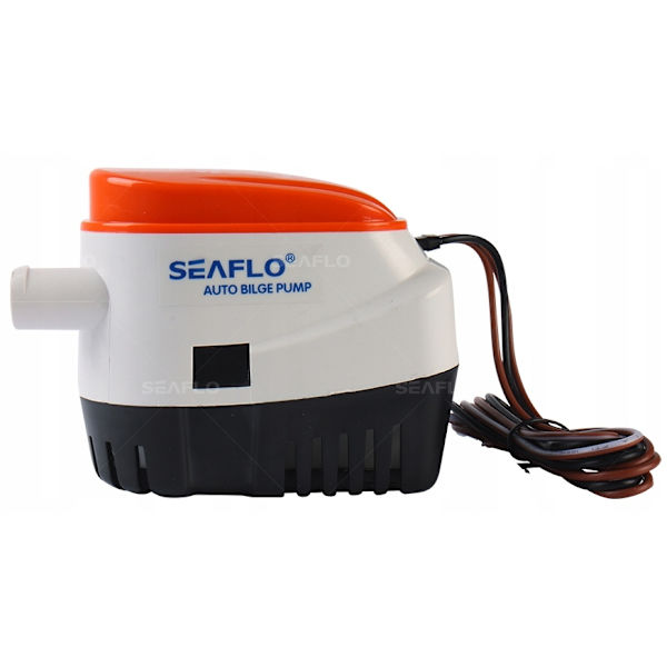 Länsvattenpump för yacht, båt, ponton, damm, manhål, auto 48l/min 12V ...