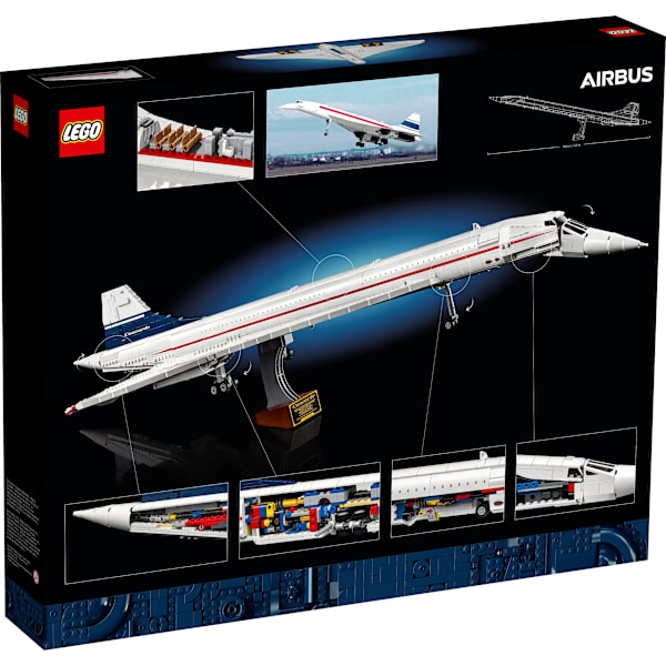 LEGO ICONS 10318 Concorde-flygplan AIRBUS | CDON