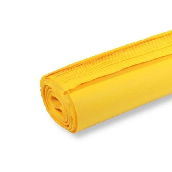 Slät färgat silkespapper, gult, 50x70 cm, 30 ark | CDON