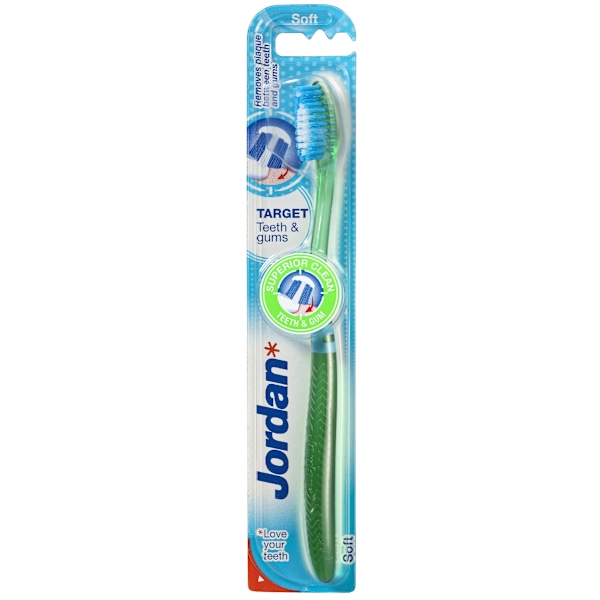 Jordan tandborste Target Teeth & Gums mjuk 1 st | CDON