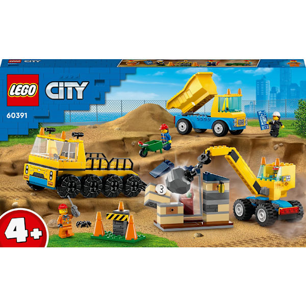 LEGO City 60391 Byggfordon Bygggrävmaskin | CDON