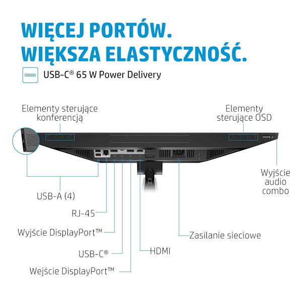 HP LED-skärm 23,8” E24M G4 (40Z32AA) | CDON