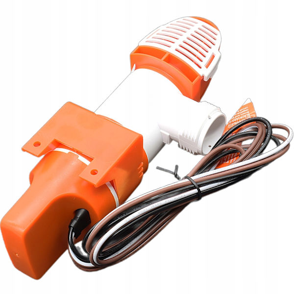 AUTOMATISK LÄNSVATTENPUMP LÅG FÖR YACHT, BÅT, PONTON, KÄLLARE 12V 70L ...