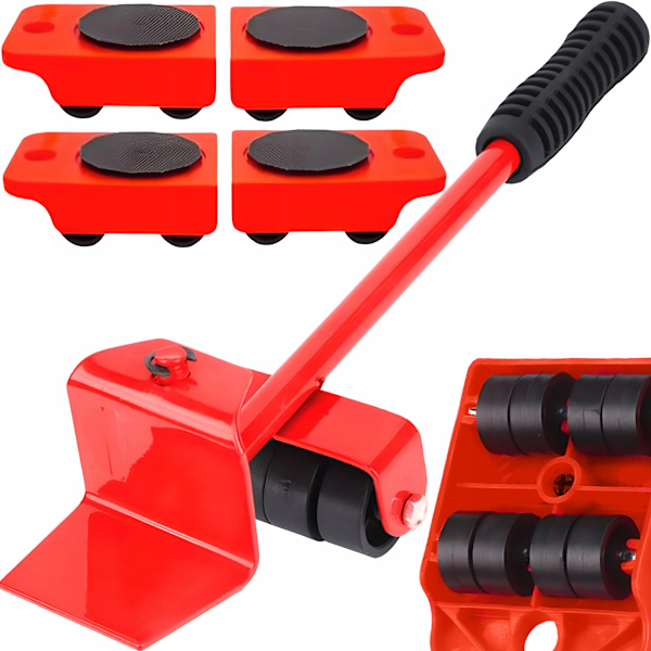 Rullar för transport och flytt av möbler Komplett set med 150 kg lyft ...