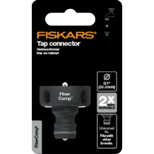 FISKARS FIBERCOMP Hanetilslutning slangetilslutning 1 tommer ...