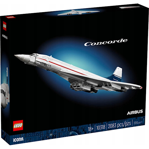 LEGO ICONS 10318 Concorde-flygplan AIRBUS | CDON