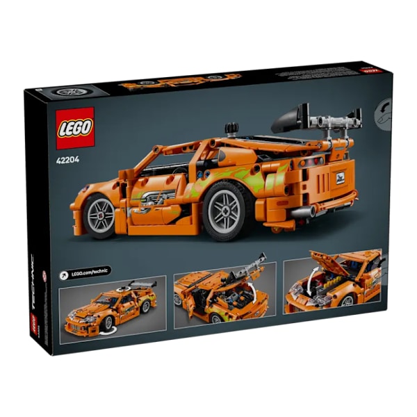 LEGO Technic 42204 Fast and Furious Toyota Supra MK4 9+ (810 dele) | CDON