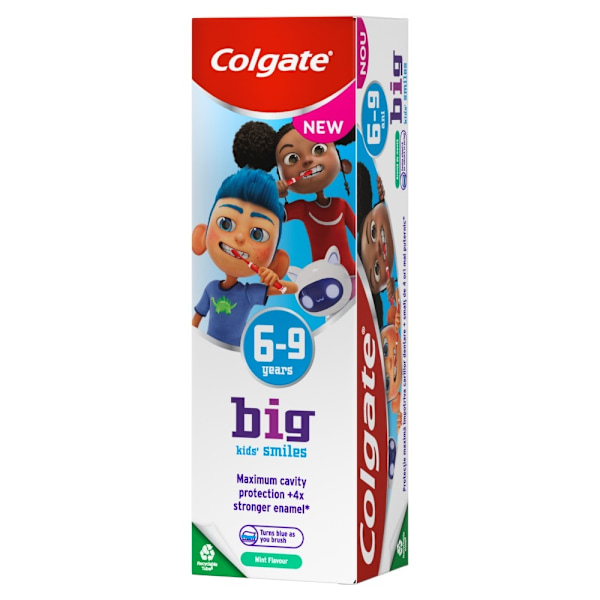 COLGATE Big Kids Smile tandpasta til børn 6-9 år 50 ml | CDON
