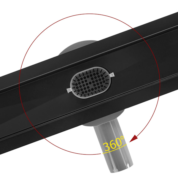 NEOX PRO AFLØB SORT 700 SKU REA-G7802 | CDON