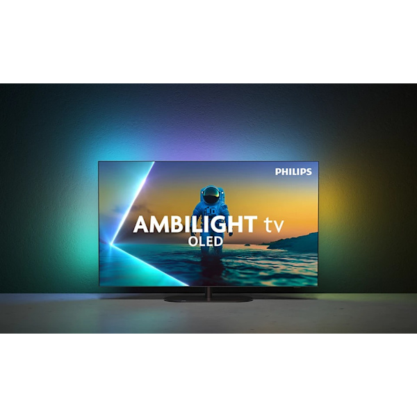 Philips OLED 4K Ambilight TV | 48OLED820/12 | 48 | Smart TV | Google TV | Grå | CDON