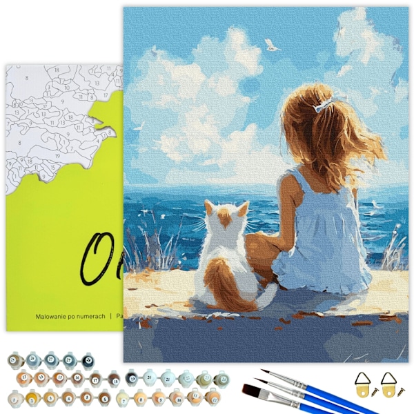 MÅLA EFTER SIFFROR För Barn Tavla Måla Efter Siffror med Ram Oh Art! | CDON