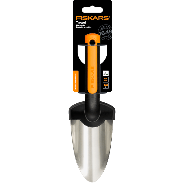 FISKARS PREMIUM Liten trädgårdsspade för plantering, omplantering av ...