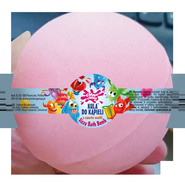 CHLAPU CHLAP Badbomb Vaniljdoftande brusande badbomb 180 g | CDON