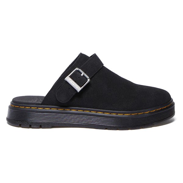 Dr Martens Brookline Mule Bronx Suede Tøfler Sort EU 36 Mand,Kvinde | CDON
