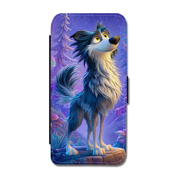 För Samsung Galaxy A33 5G, Tecknad Varg Flip Mobilfodral | CDON