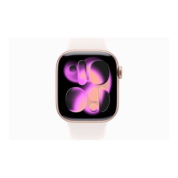 Apple Watch Series 11 42mm 5G Rose Gold (Light Pink Rubber Strap S/M ...