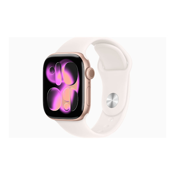 Apple Watch Series 11 42mm 5G Rose Gold (Light Pink Rubber Strap S/M ...