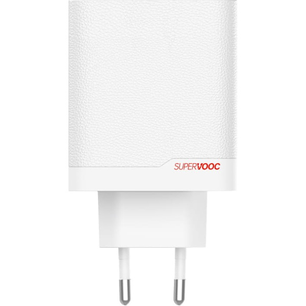 OnePlus SuperVOOC USB-C + USB-A Fast Charger 120W White | CDON