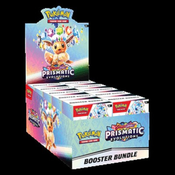 Pokemon Prismatic Evolutions Booster Bundle Display | CDON